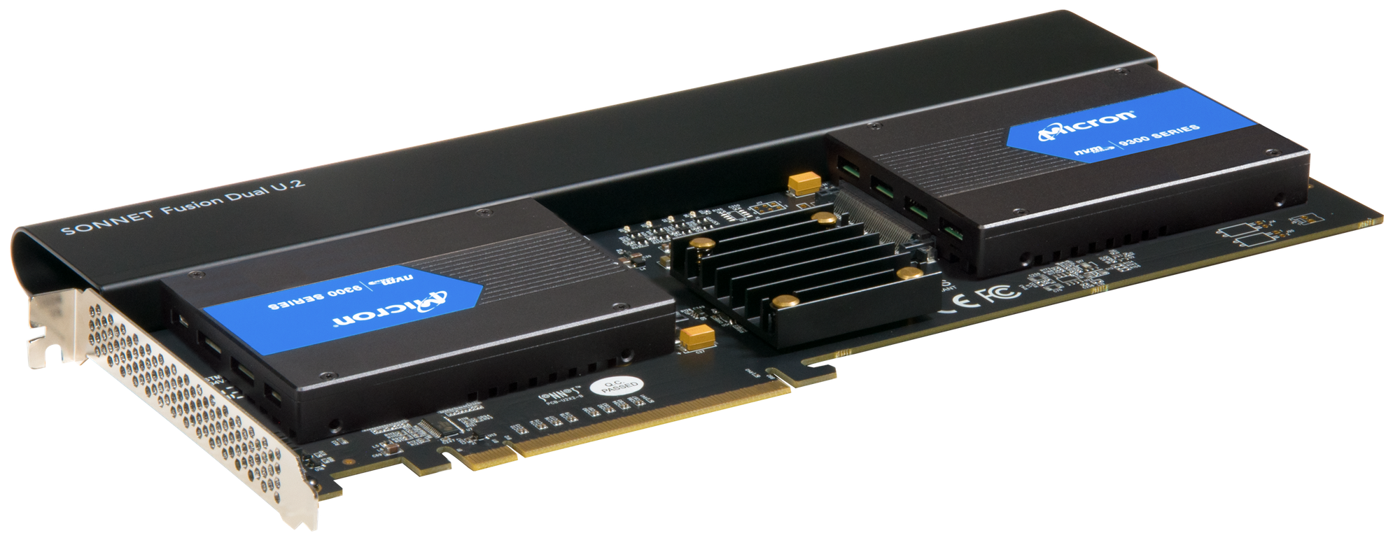 Fusion Dual U.2 SSD PCIe Card - SONNETTECH