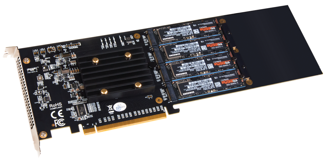 M.2 4x4 NVMe SSD Silent PCIe Card - Sonnet