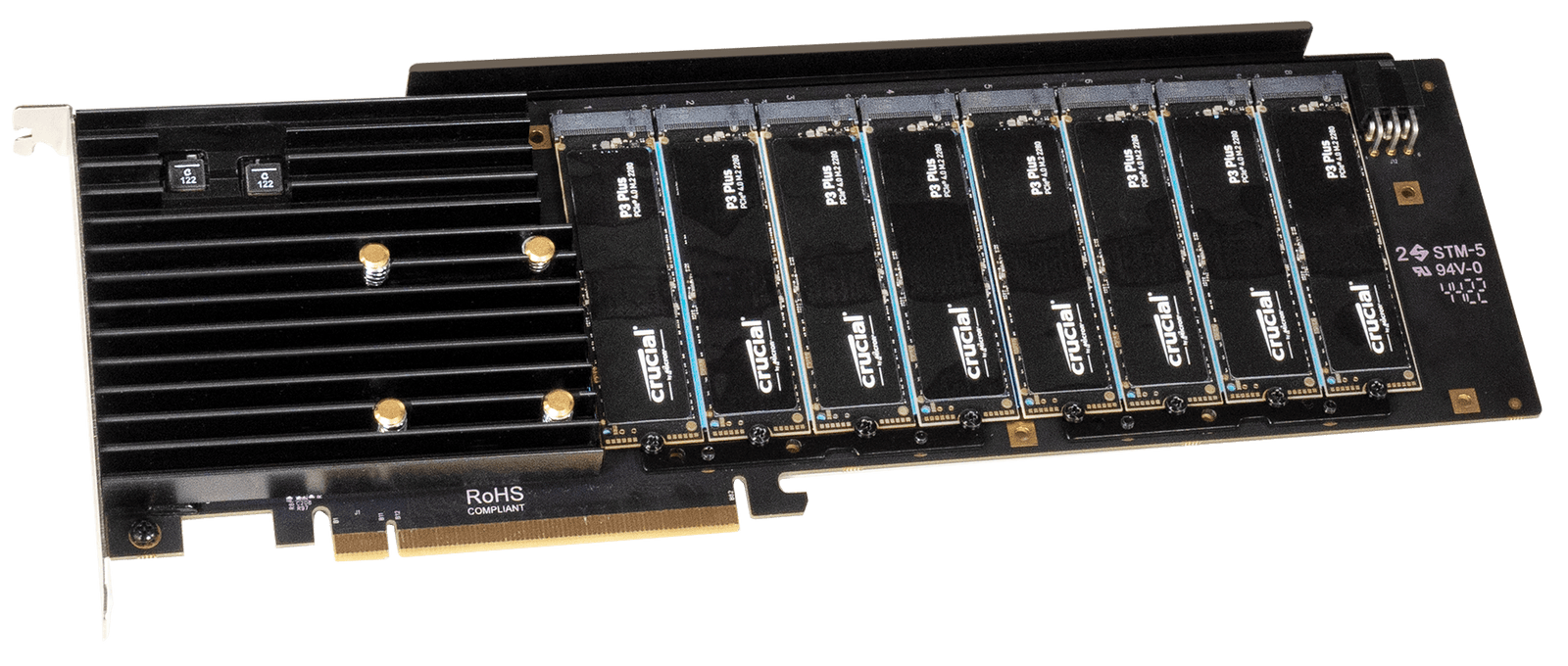 M.2 8x4 Silent Gen4 PCIe Card - SONNETTECH