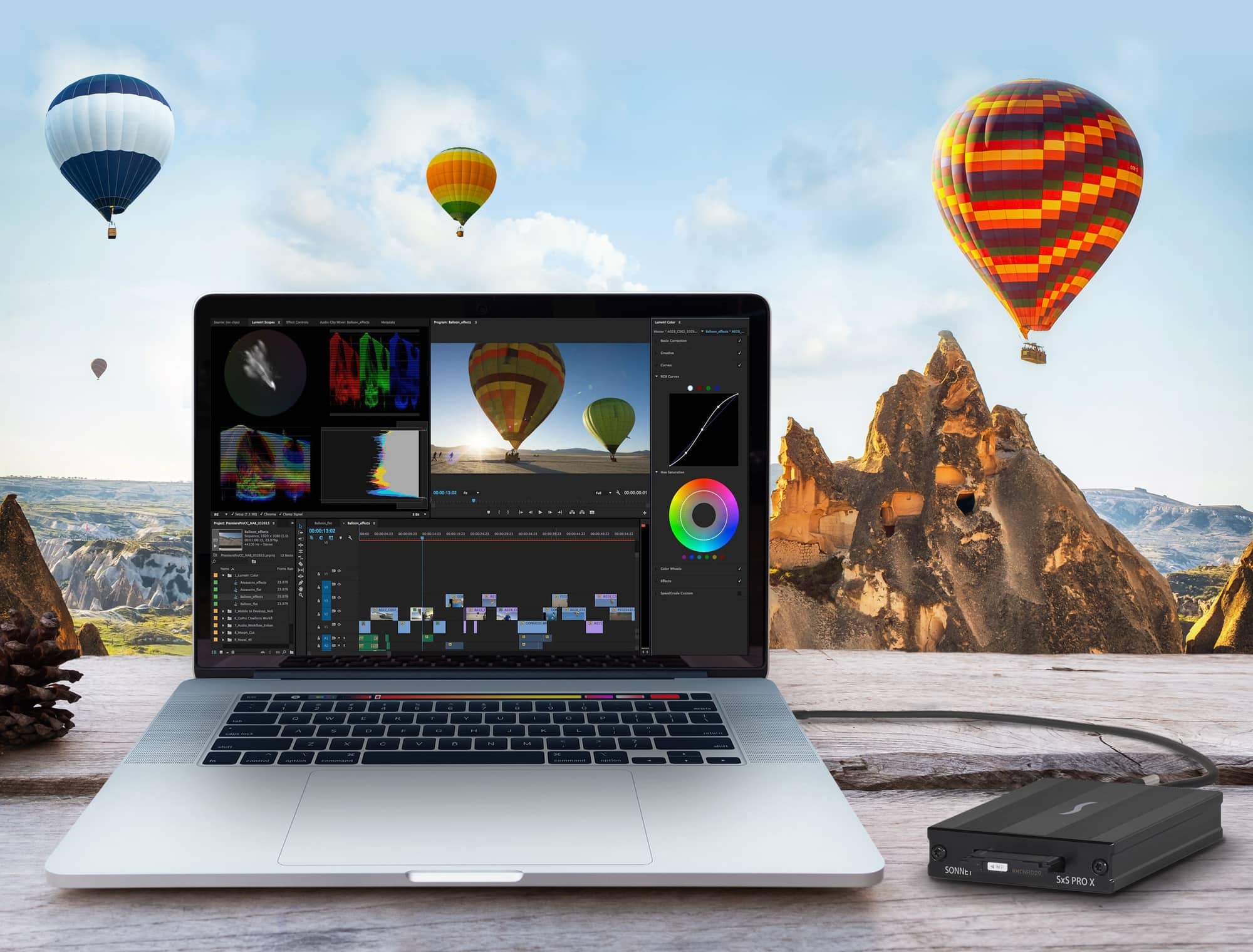 SxS PRO X Thunderbolt 3 Single-Slot Card Reader - SONNETTECH