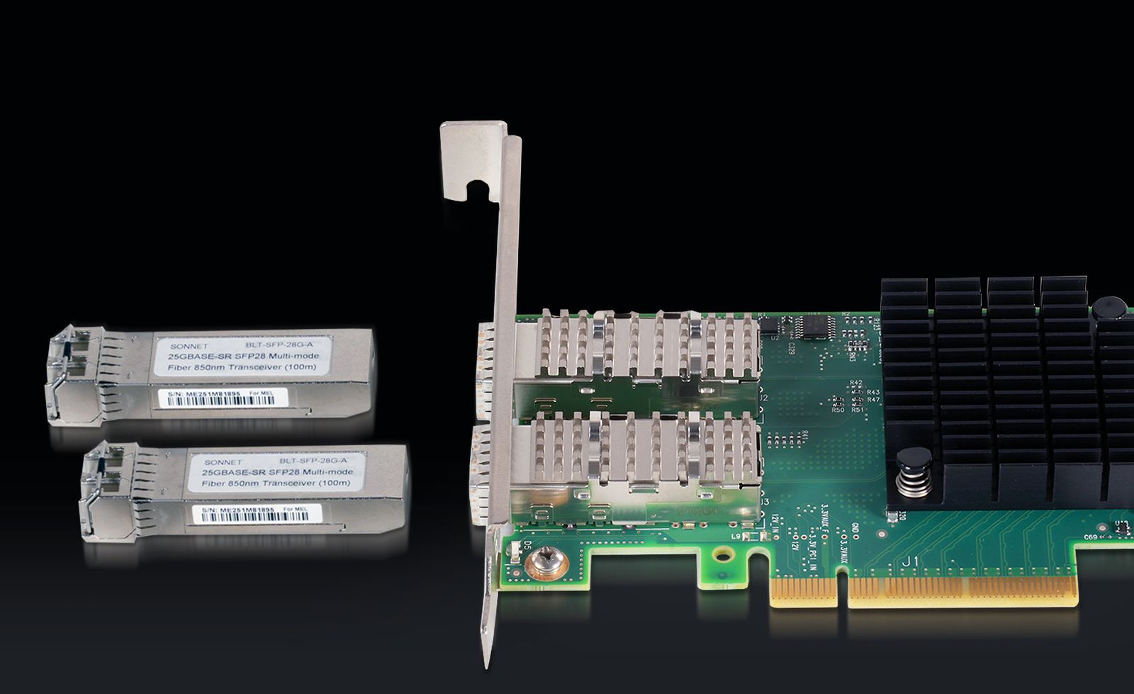 Twin10 SFP28 PCIe Card - SONNETTECH