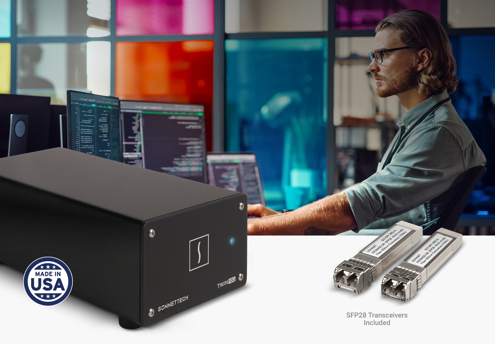 Twin10G SFP28 Thunderbolt Adapter - SONNETTECH