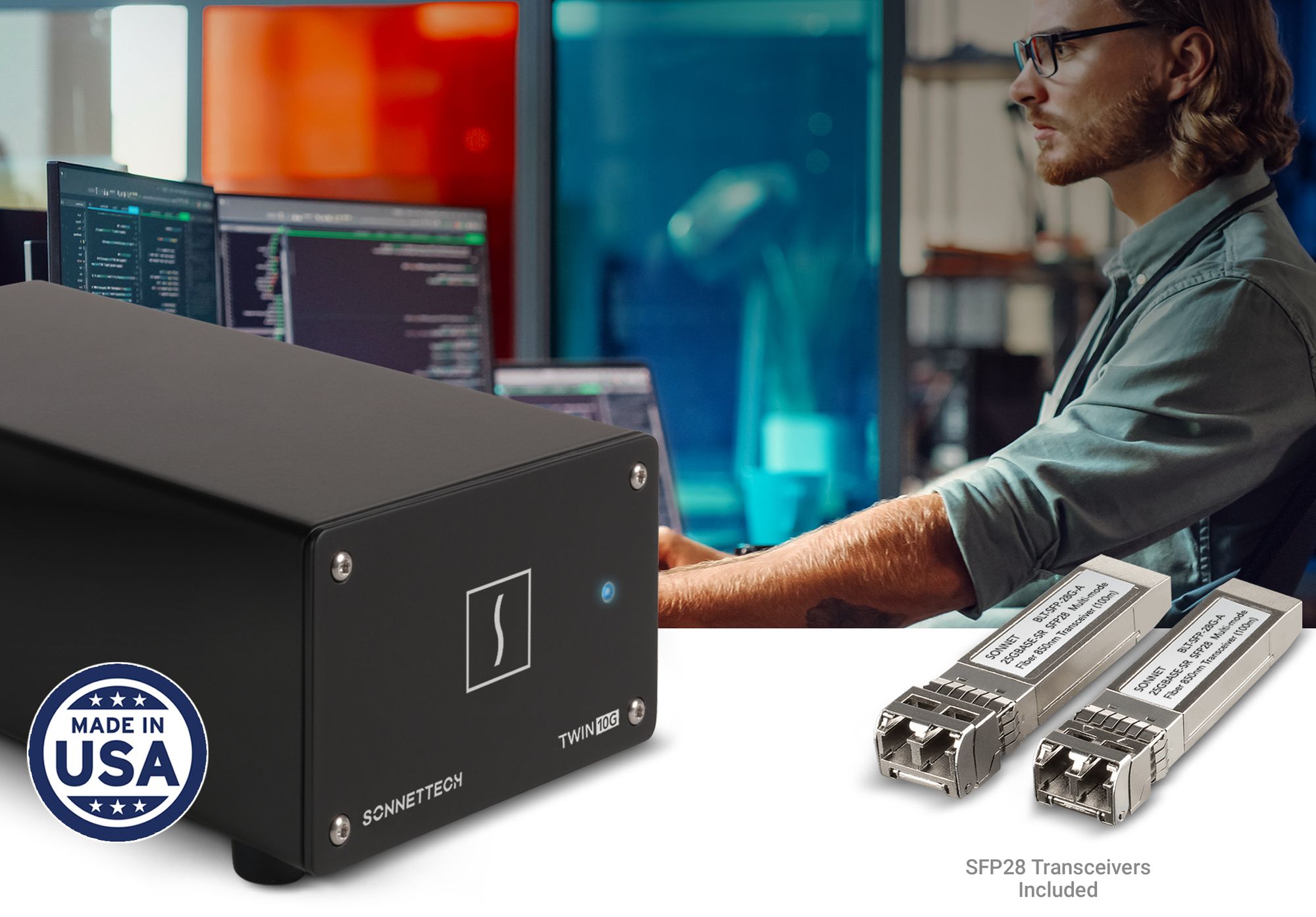 Twin10G SFP28 Thunderbolt Adapter - SONNETTECH