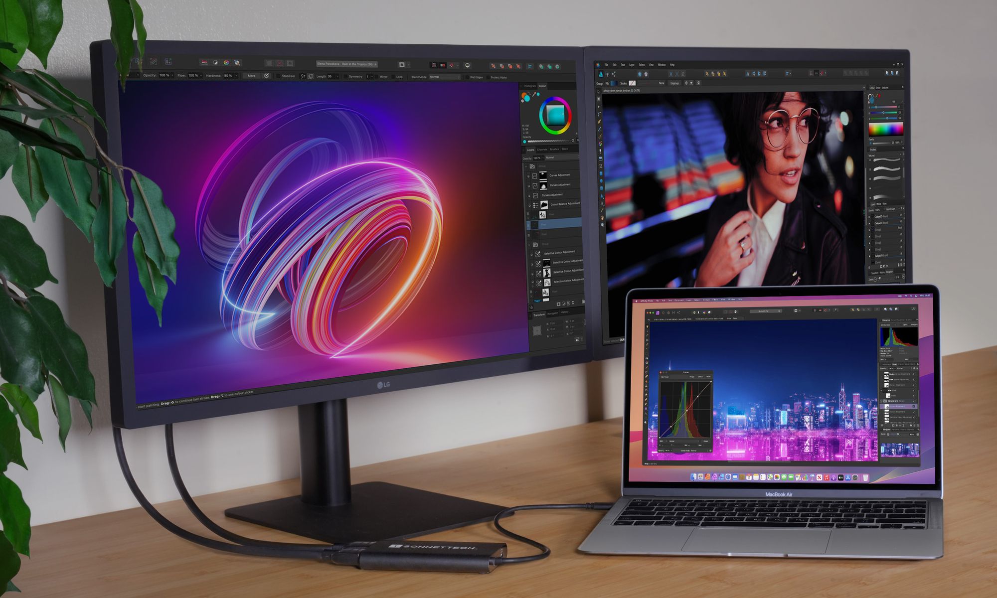 USB-C DisplayLink Dual 4K 60Hz HDMI Adapter (with PD Passthrough ...