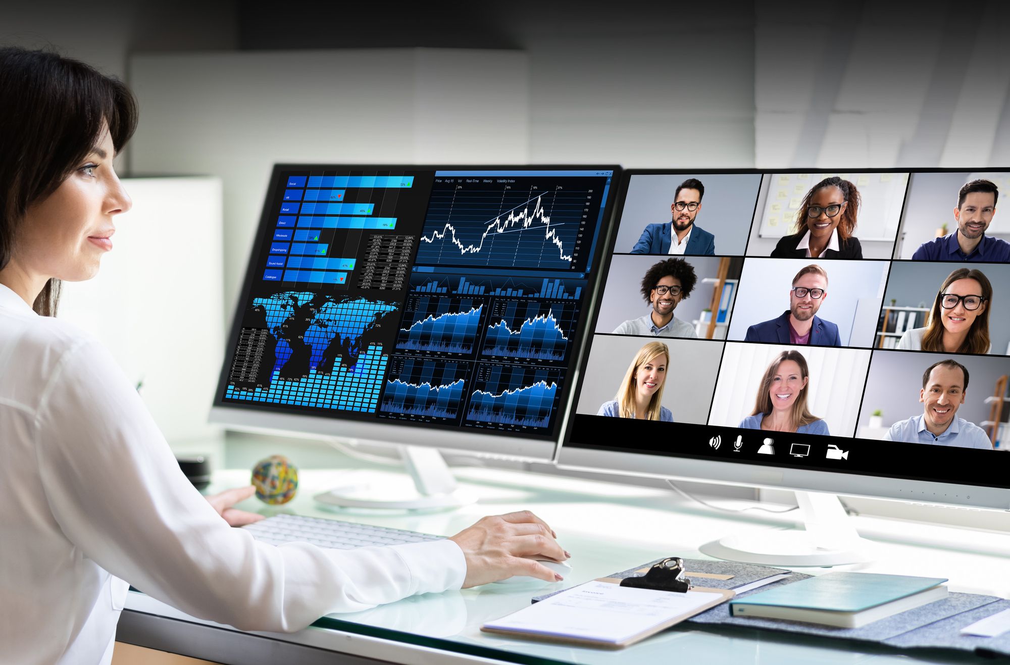 USB-C DisplayLink Dual 4K 60Hz HDMI Adapter (with PD Passthrough ...